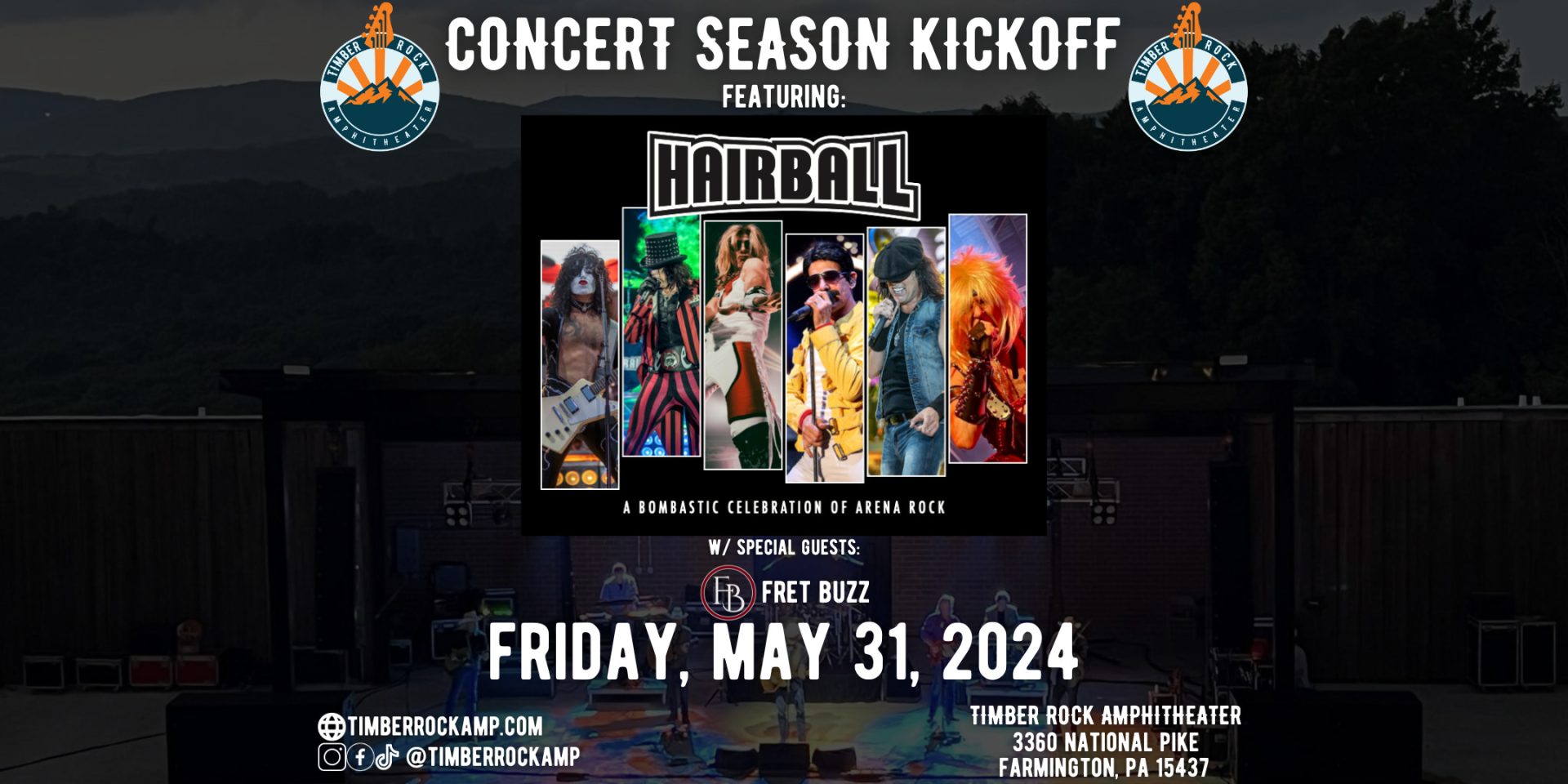 Timber Rock Amphitheater | Live Music in Farmington, PA